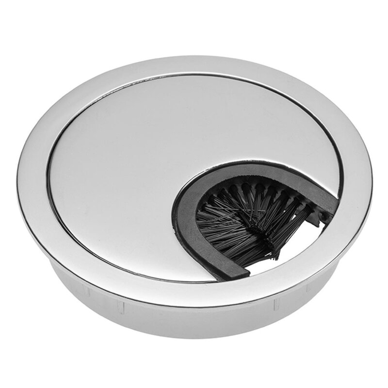 Kabeldurchlass Chrom glänzend Ø80 mm, 6,79